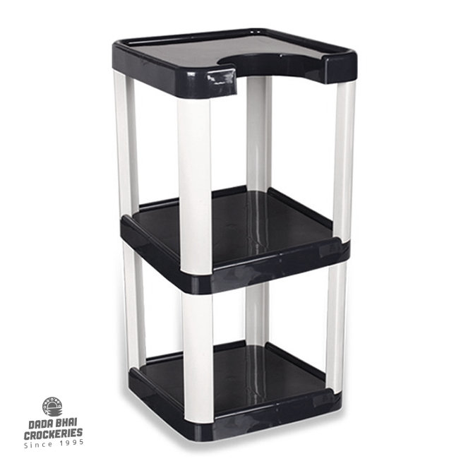 RFL Filter Stand 3-Step-Black - Dada Bhai Crockeries
